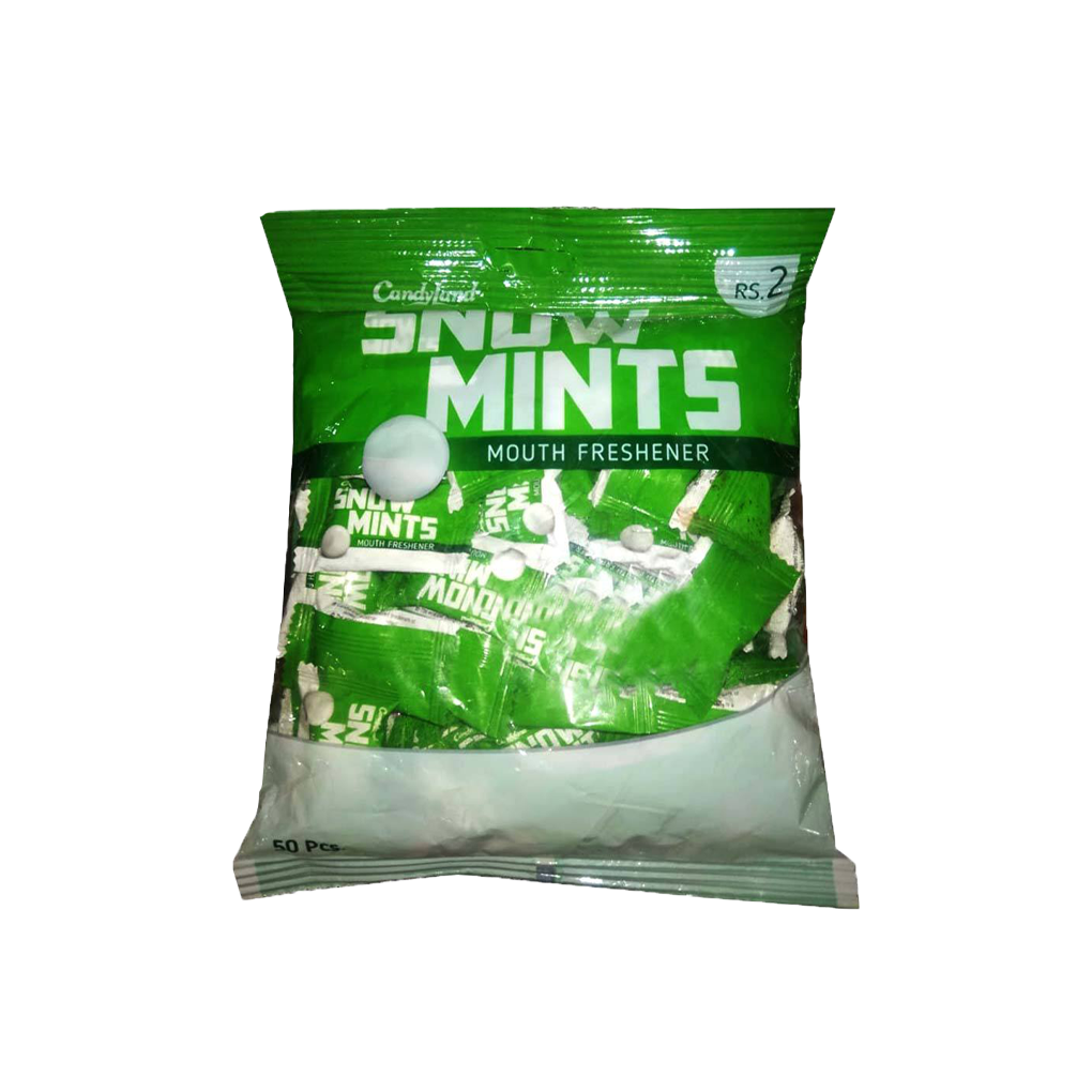 CANDYLAND SNOW MINTS MOUTH FRESHENER CANDY POUCH – UCAAZ