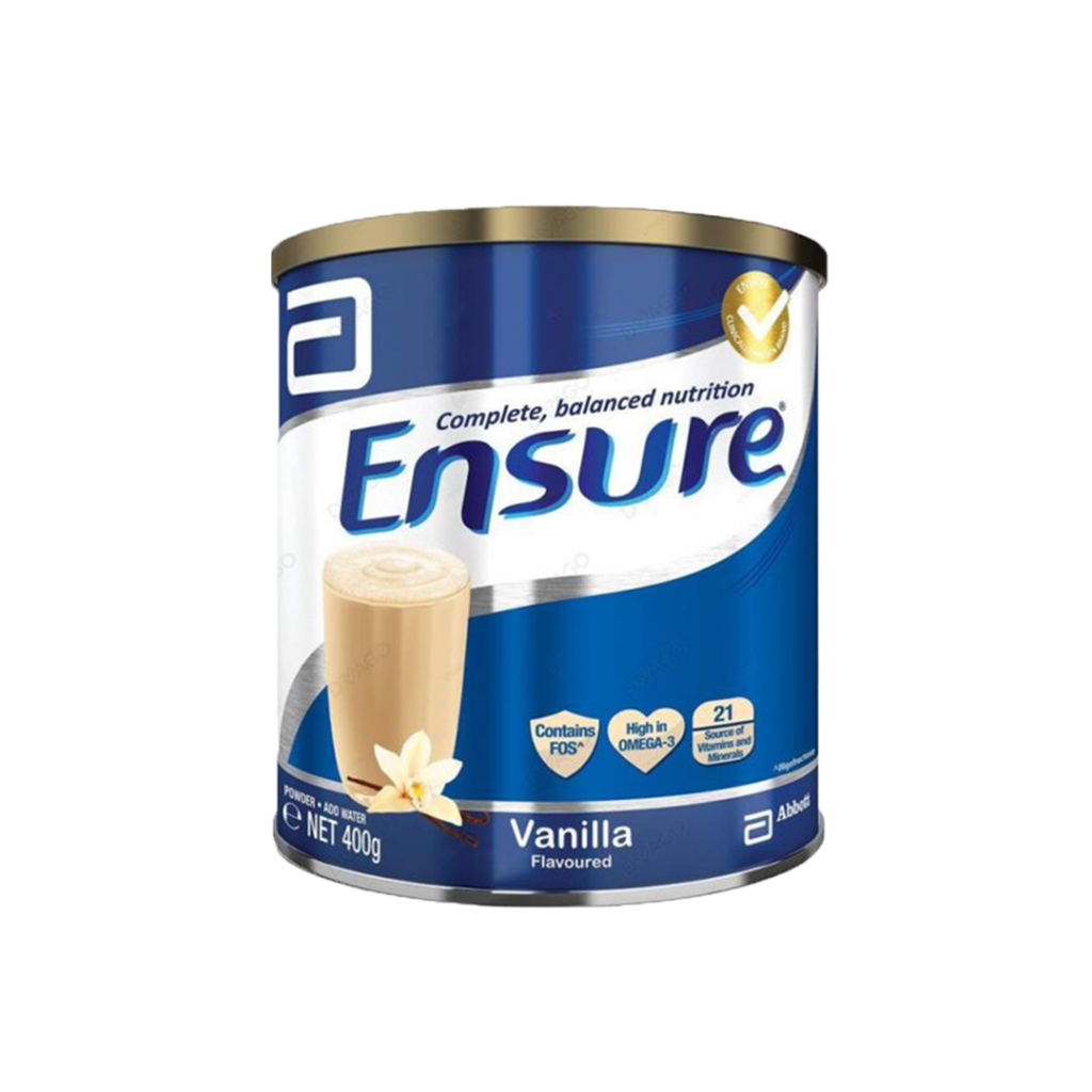 ENSURE VANILLA FLAVOURED TIN 400GM – UCAAZ