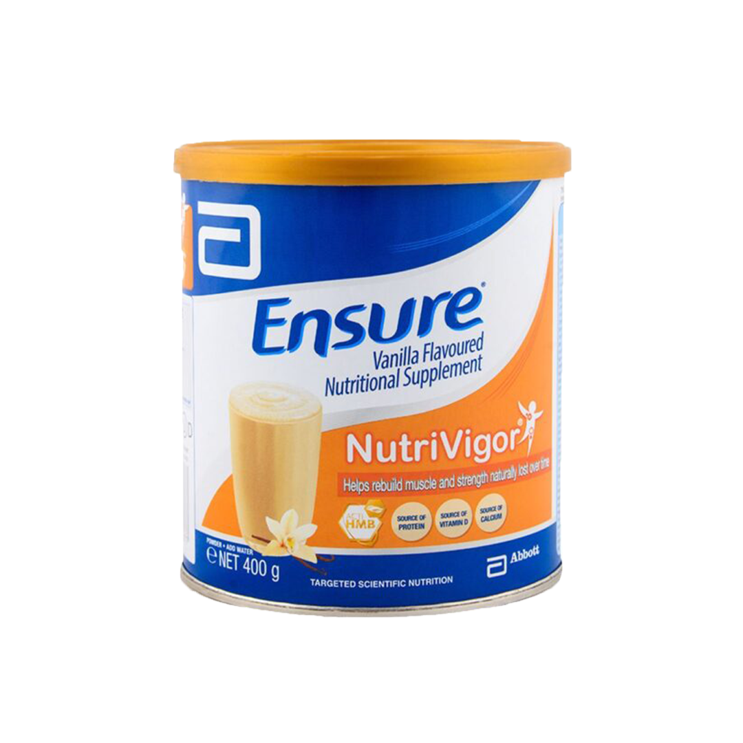 ENSURE VANILLA NUTRIVIGOR 400G TIN – UCAAZ