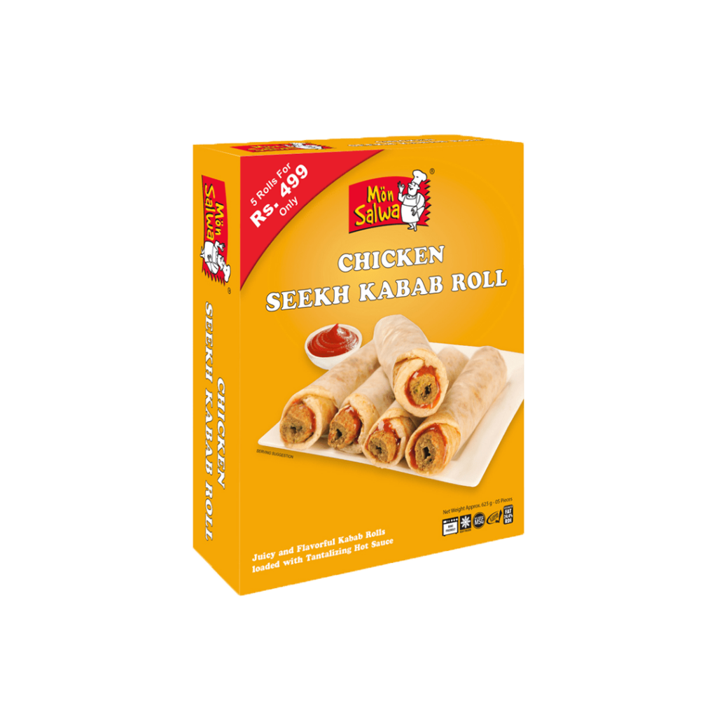 Mon Salwa Chicken Seekh Kabab Rolls (05) 625 gms – UCAAZ