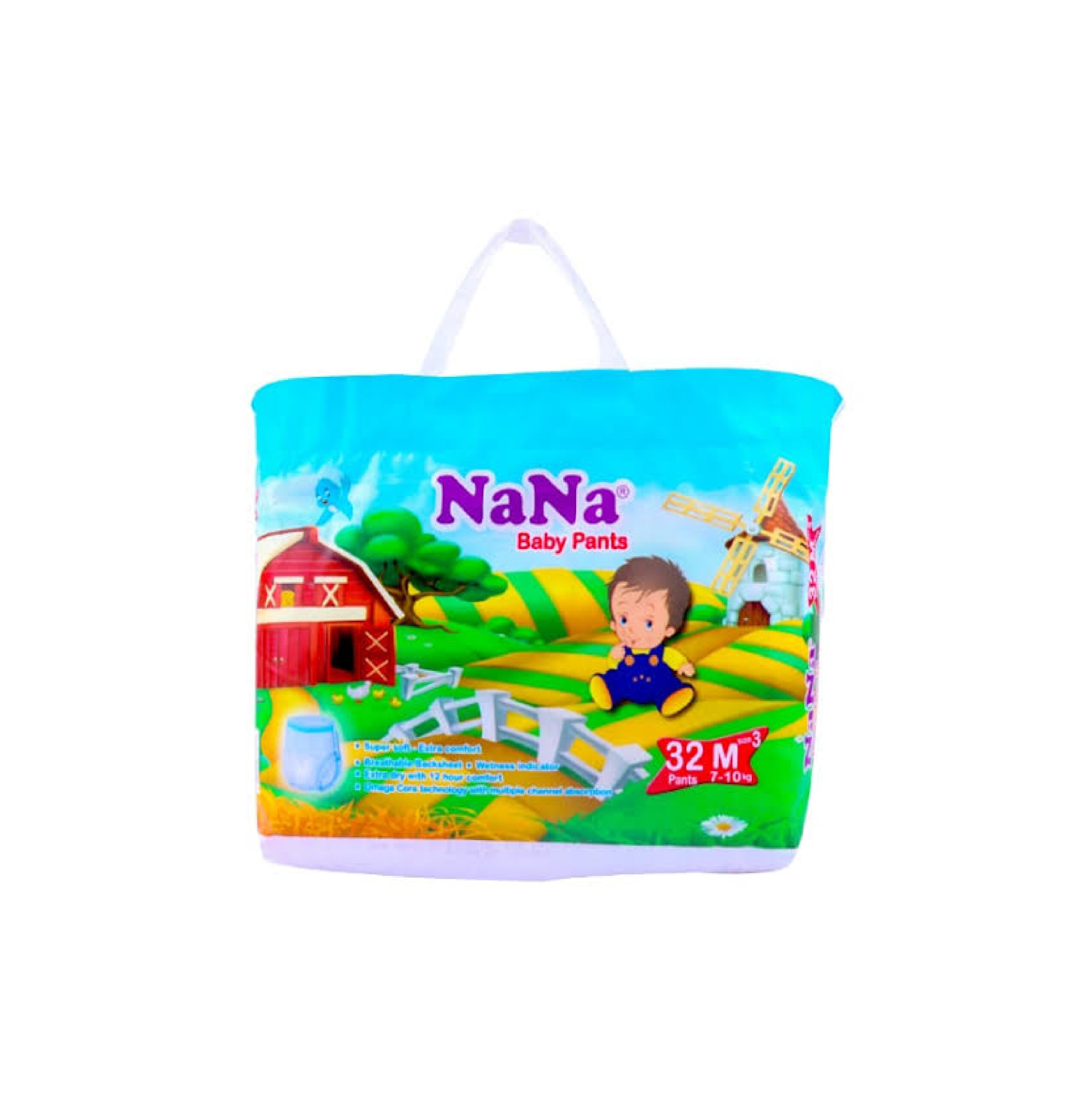 Nana Baby Diapers Pants Medium 32 Pcs – UCAAZ